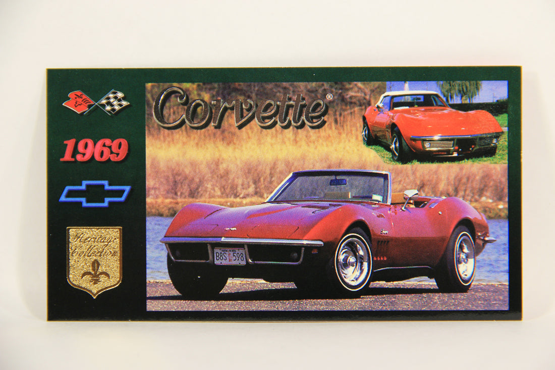 Corvette Heritage Collection 1996 Trading Card #23 - 1969 Convertible ...