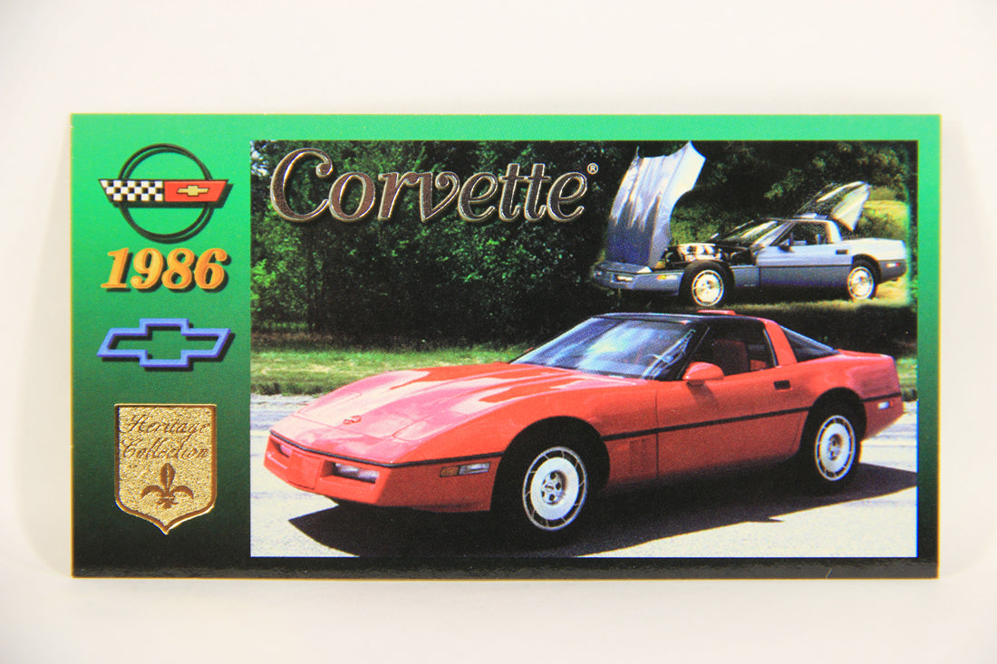 Corvette Heritage Collection 1996 Trading Card #47 - 1986 Coupe L00886 ...