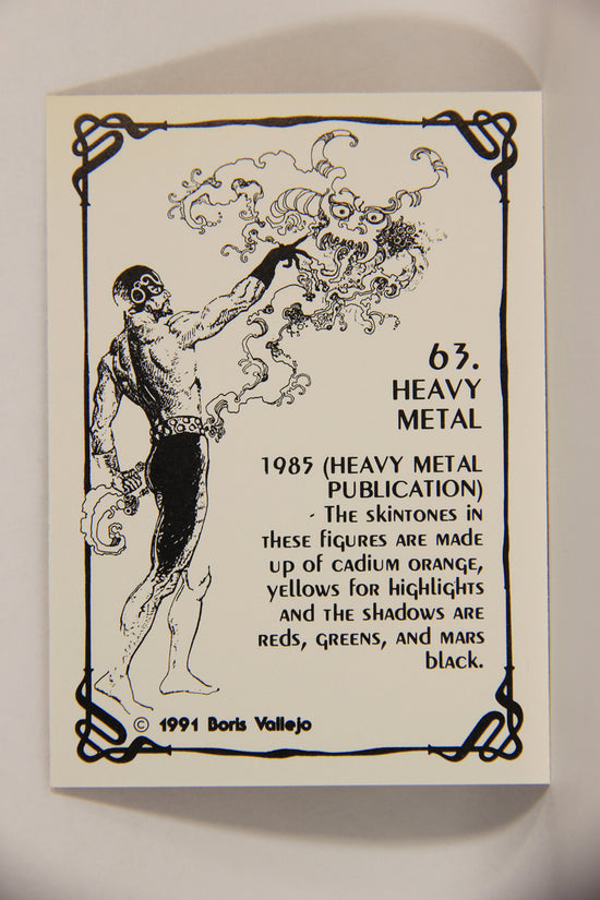 Boris Vallejo 1991 Artwork Trading Card #63 Heavy Metal L010260 – AGS ...