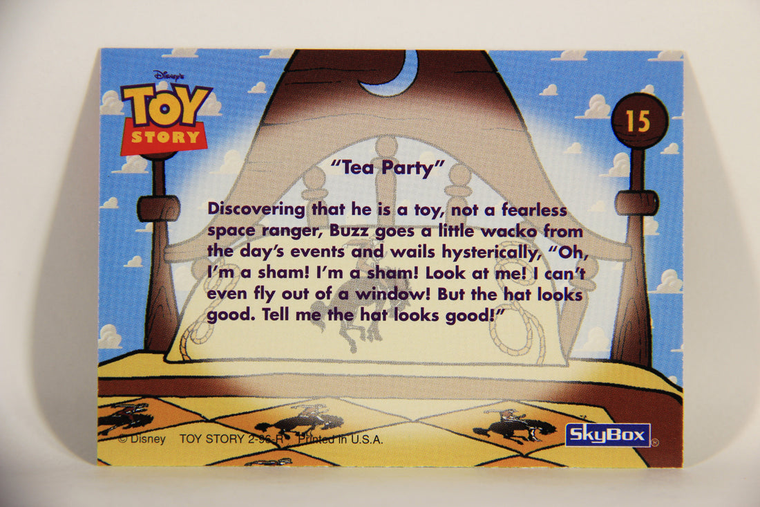 Toy Story 1996 Series 2 Trading Card #15 Discovering That He Is A Toy ...