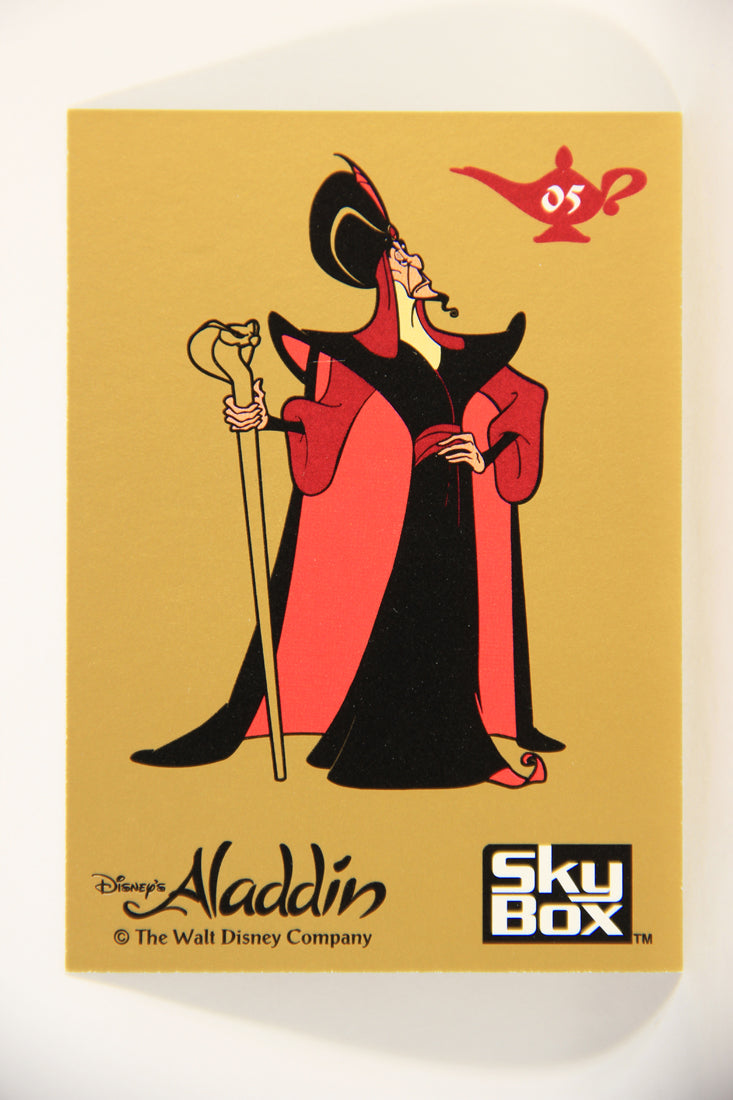 Aladdin 1993 Trading Card #5 Jafar ENG SkyBox L011619 – AGS Collectibles