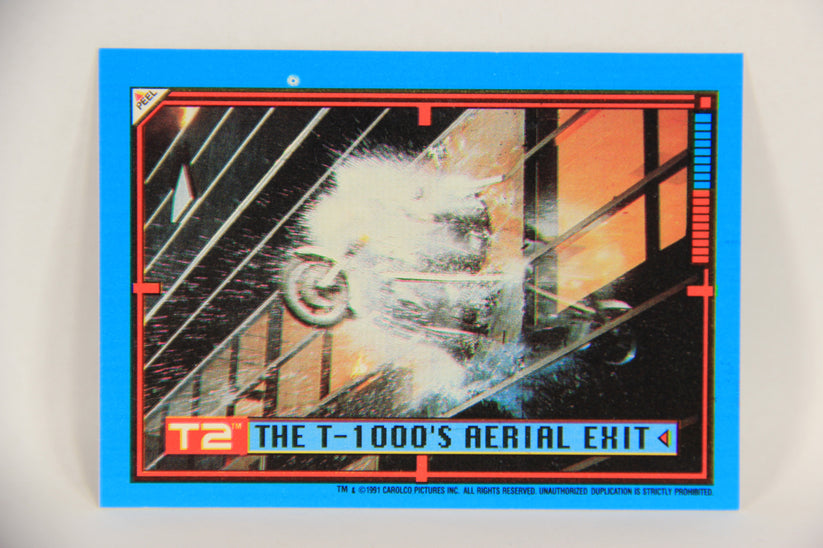 Terminator 2 Judgement Day 1991 Trading Card Sticker #25 The T-1000's ...