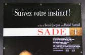 Sade 2000 Movie Poster Rolled 27 x 39 Daniel Auteuil Jean-Pierre Casse ...