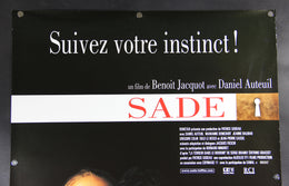 Sade 2000 Movie Poster Rolled 27 x 39 Daniel Auteuil Jean-Pierre Casse ...